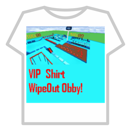 Official WipeOut Obby VIP T-Shirt - Roblox